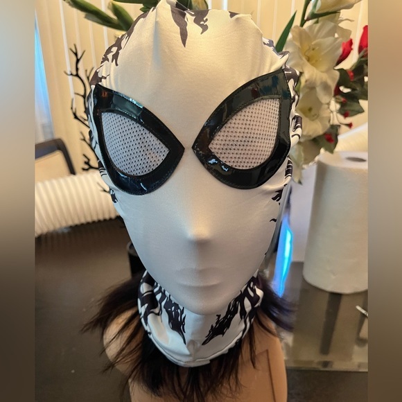 Pants & Jumpsuits | Venom Spider Mask Gwen Stacy Cosplay Party Mask ...